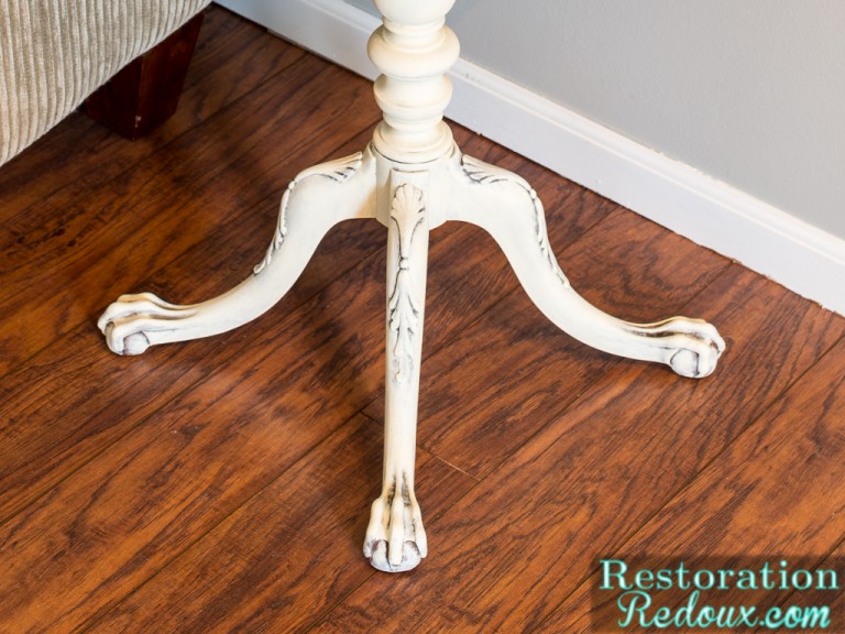 Claw Foot Table Makeover - Daily Dose of Style