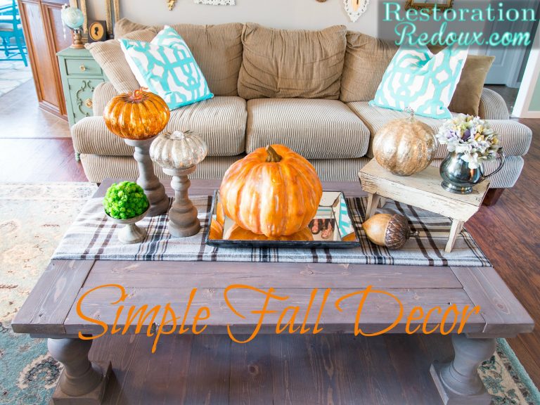 Simple Fall Decor - Daily Dose of Style